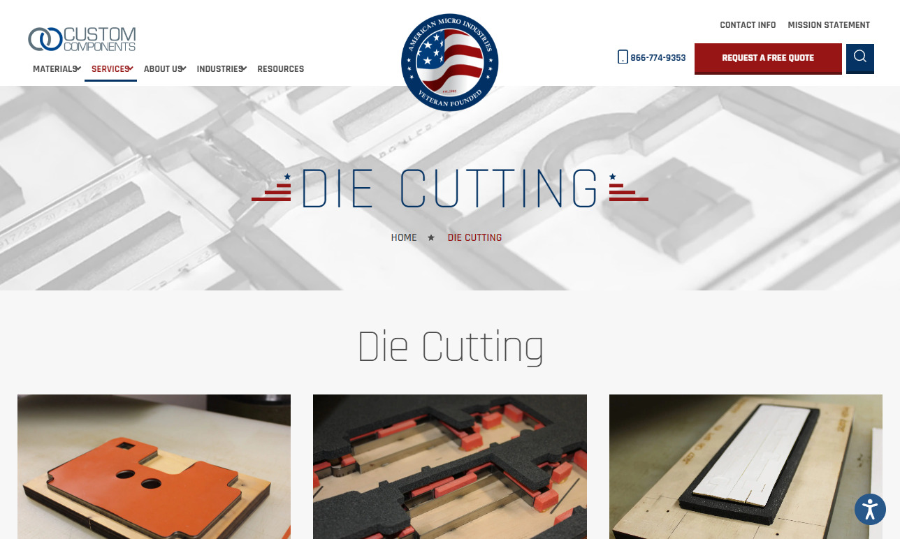 Custom Components- Division of American Micro Industries | Gasket ...